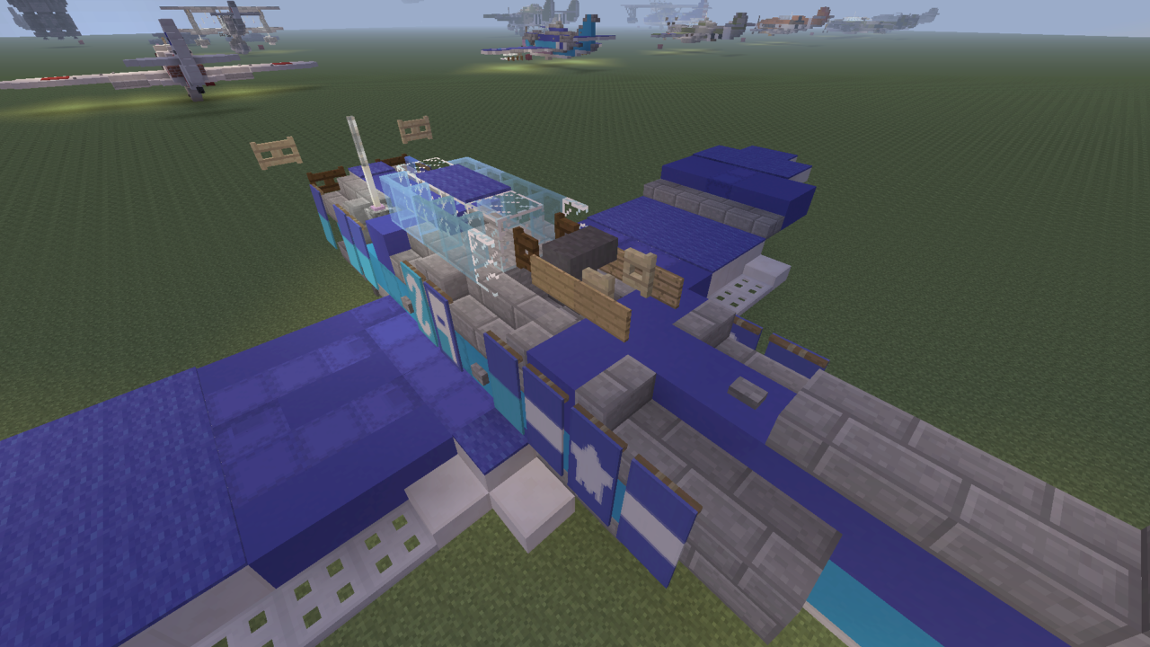 WWII U.S Douglas SBD Dauntless dive bomber Minecraft Map