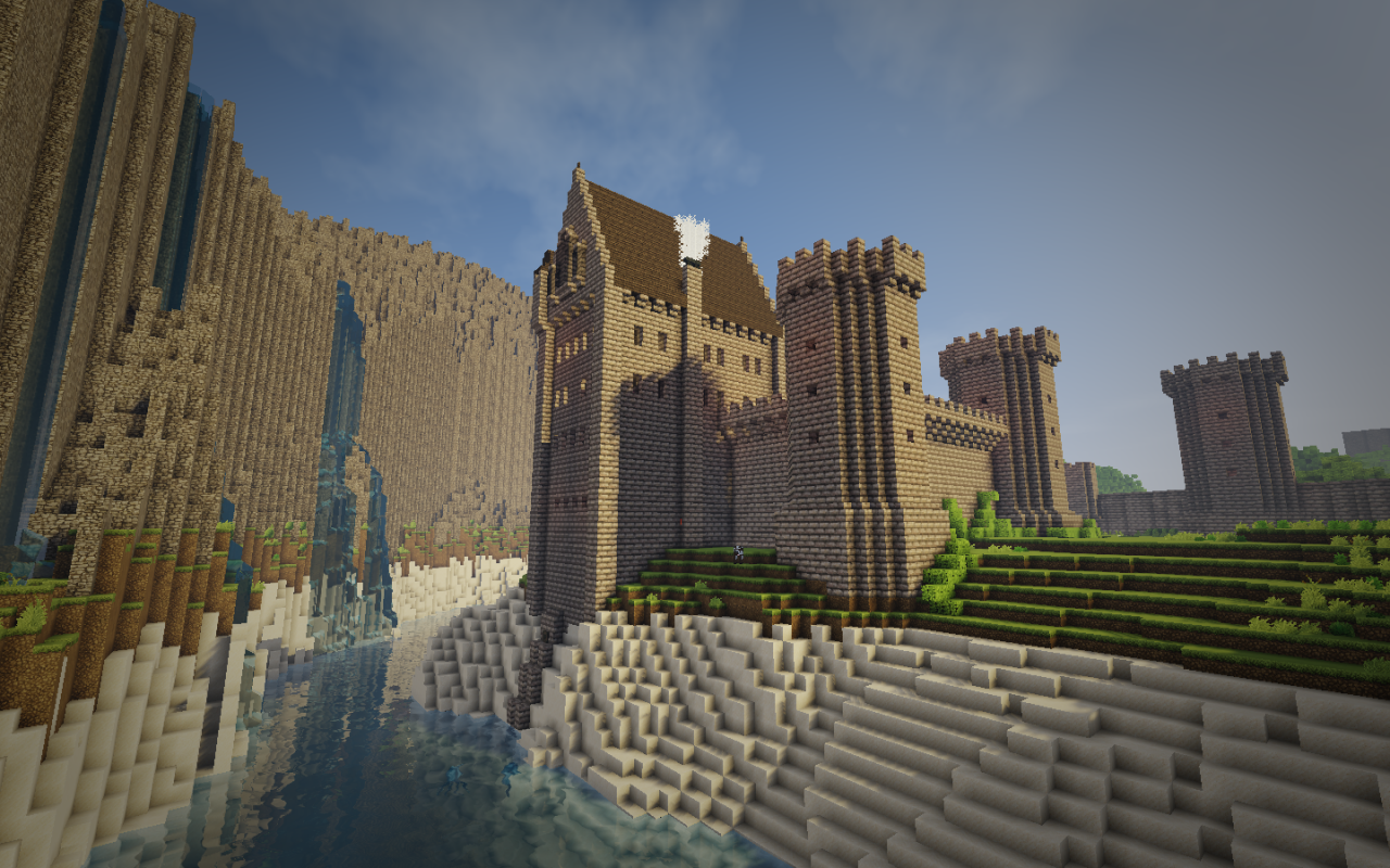 Castle in the Crater Minecraft Map