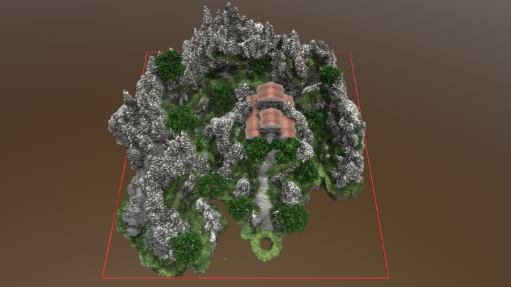 Floating Roman Factions Spawn Minecraft Map