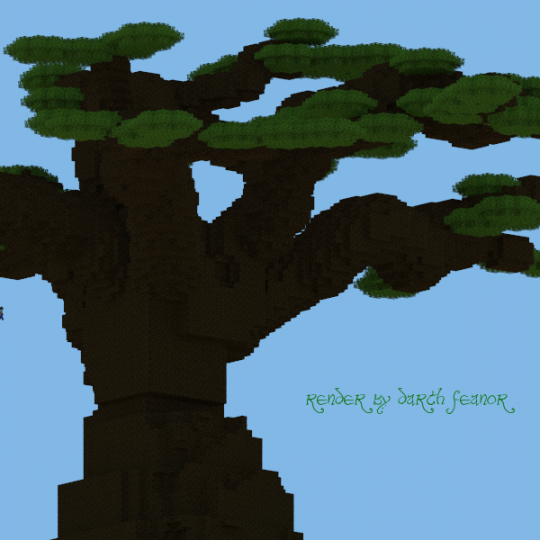Wroshyr Tree Schematic Minecraft Map