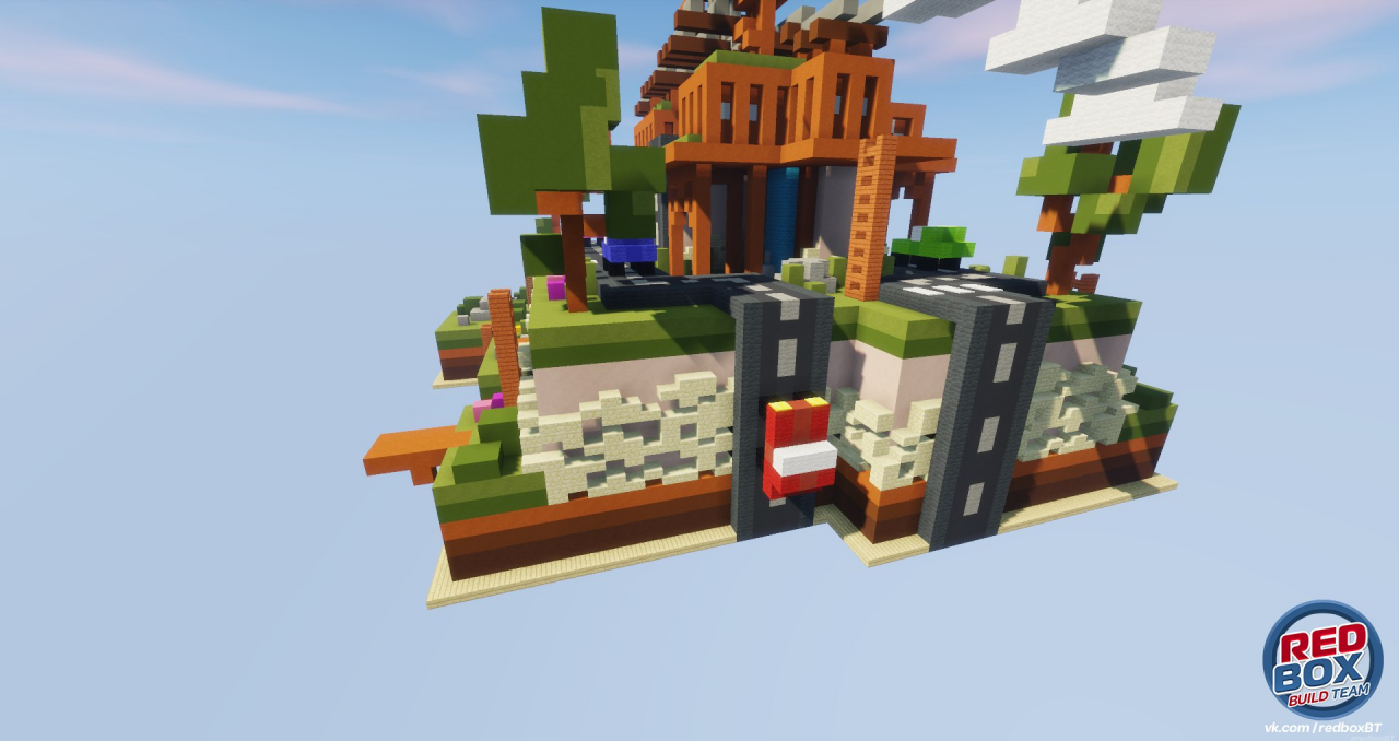 Pixel Park | Waiting Lobby Minecraft Map