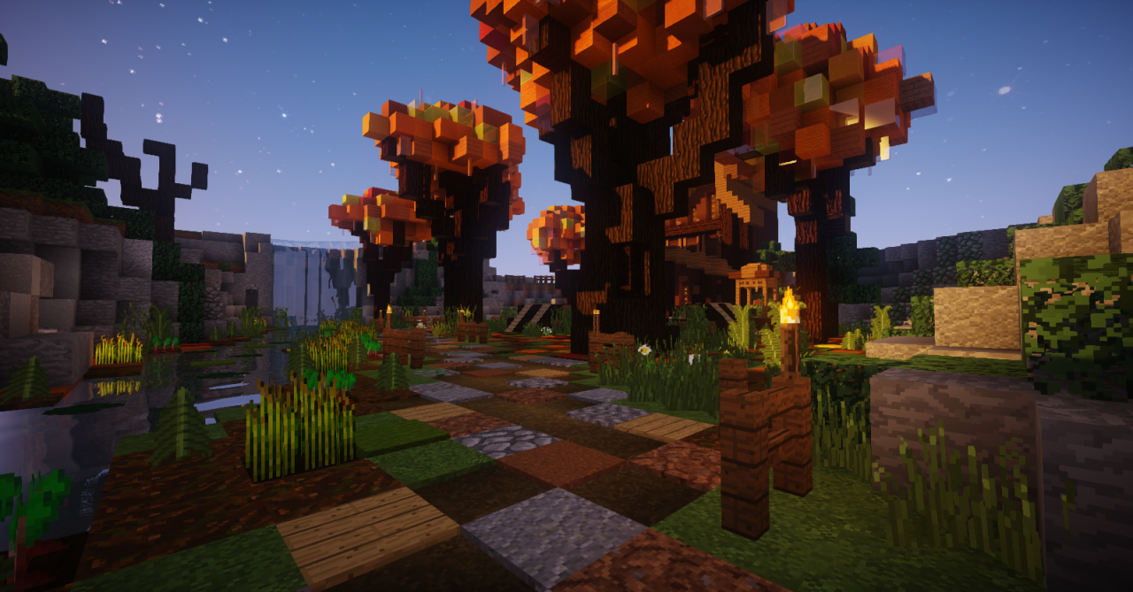 Autumn's Log Cabin Minecraft Map