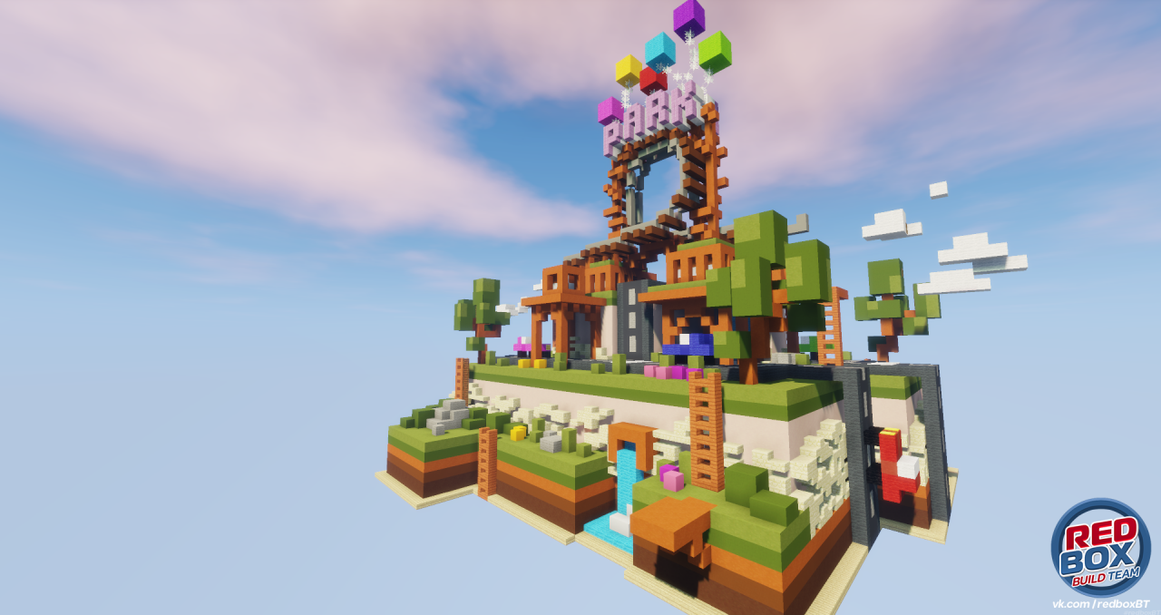 Pixel Park | Waiting Lobby Minecraft Map