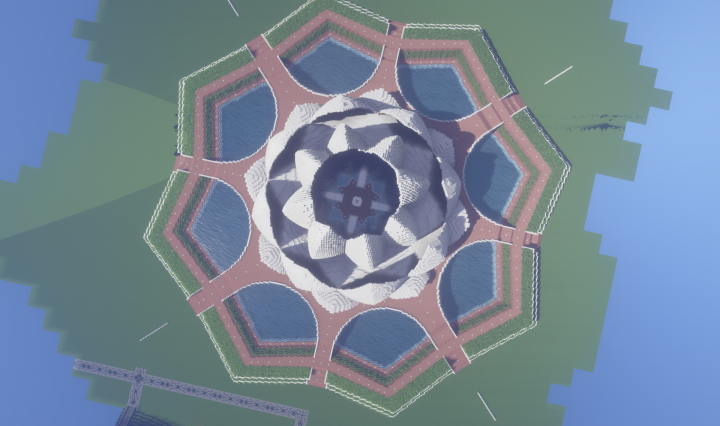 Lotus Temple Minecraft Map