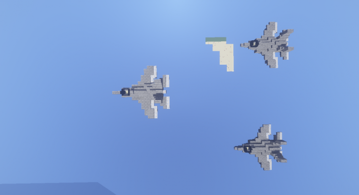 Lockheed Martin F-35 Lightning II Fighter Jet + Download Minecraft Map