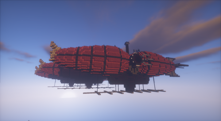 Firenation Airship / Feuernation Luftschiff Minecraft Map