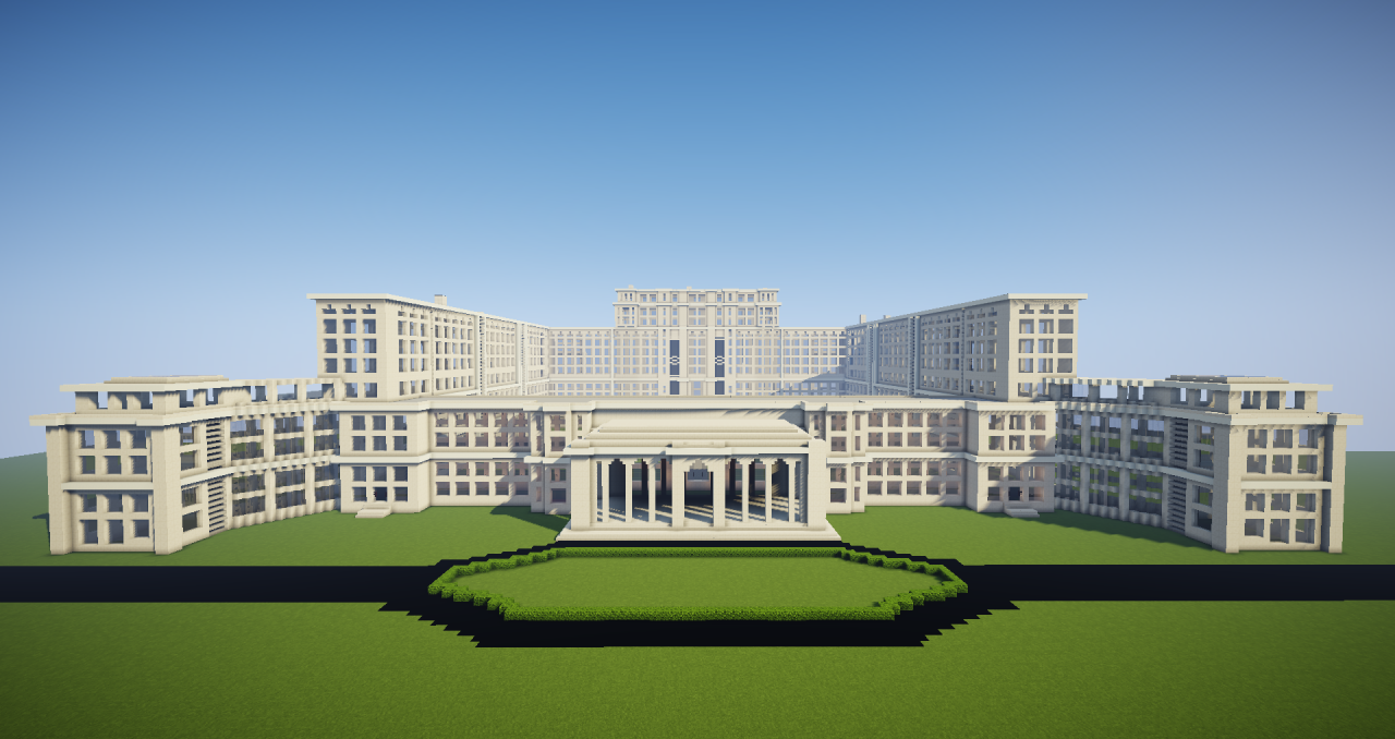 PalaceOfTheParliament 1:1 ( Romania-Bucharest ) Minecraft Map