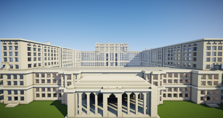 PalaceOfTheParliament 1:1 ( Romania-Bucharest ) Minecraft Map