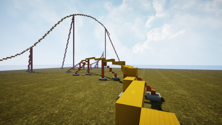 Intiman Giga Coaster, Flyin' Fire! Minecraft Map