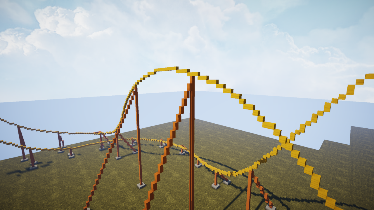 Intiman Giga Coaster, Flyin' Fire! Minecraft Map