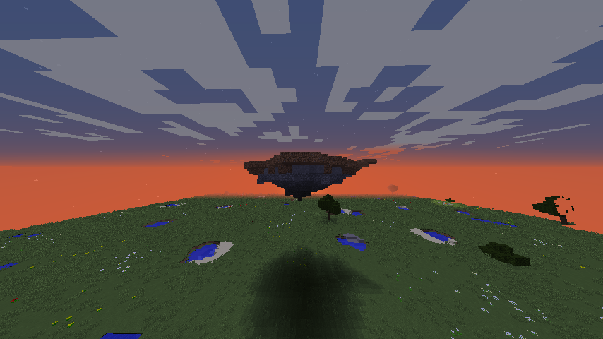 Floating spawn Minecraft Map