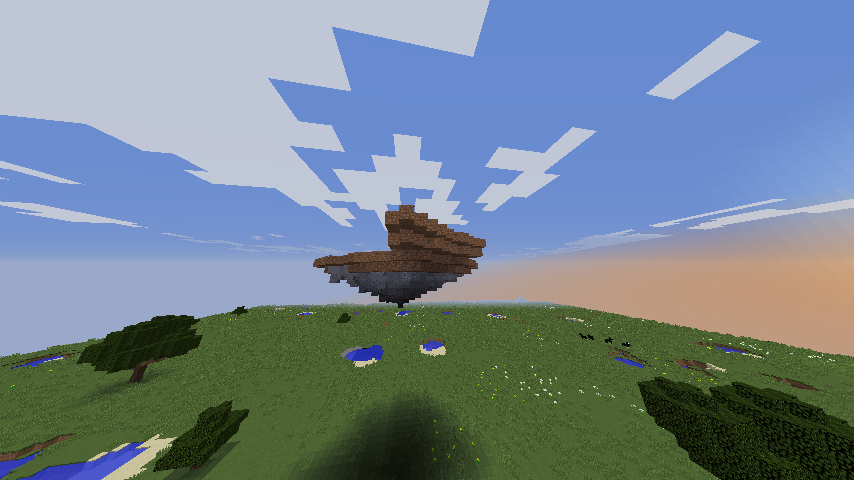 Floating spawn Minecraft Map