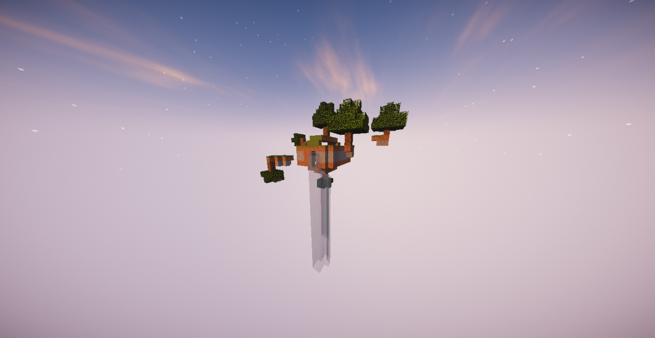 Floating Islands Skyblock Minecraft Map