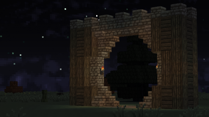 Simple Medival Gate Minecraft Map
