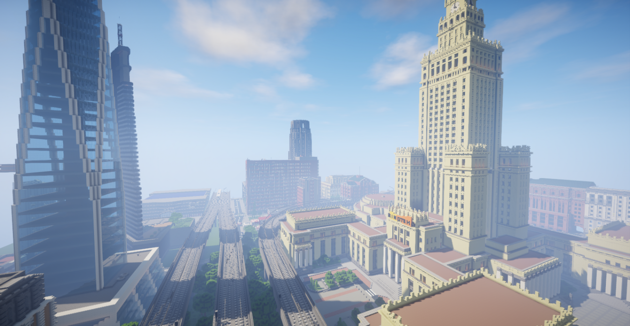 Sześcianowo City Downtown Minecraft Map