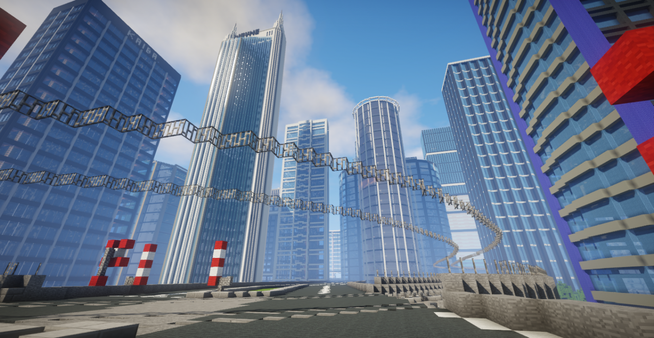 Sześcianowo City Downtown Minecraft Map