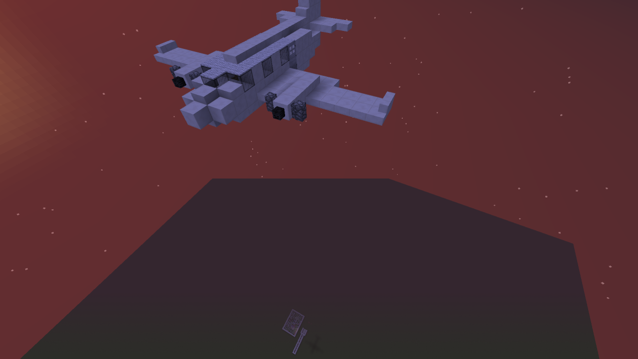 Skydive using commands Minecraft Map