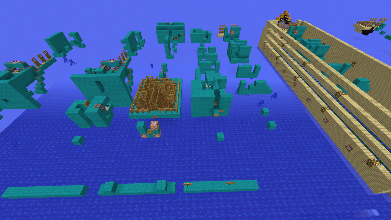 Moving Snake parkour (5 levels) Minecraft Map