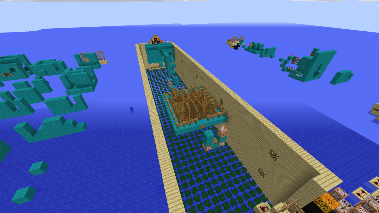 Moving Snake parkour (5 levels) Minecraft Map