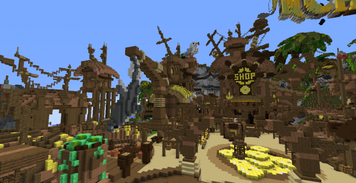 A Captains Disgrace | Pirate Spawn Minecraft Map