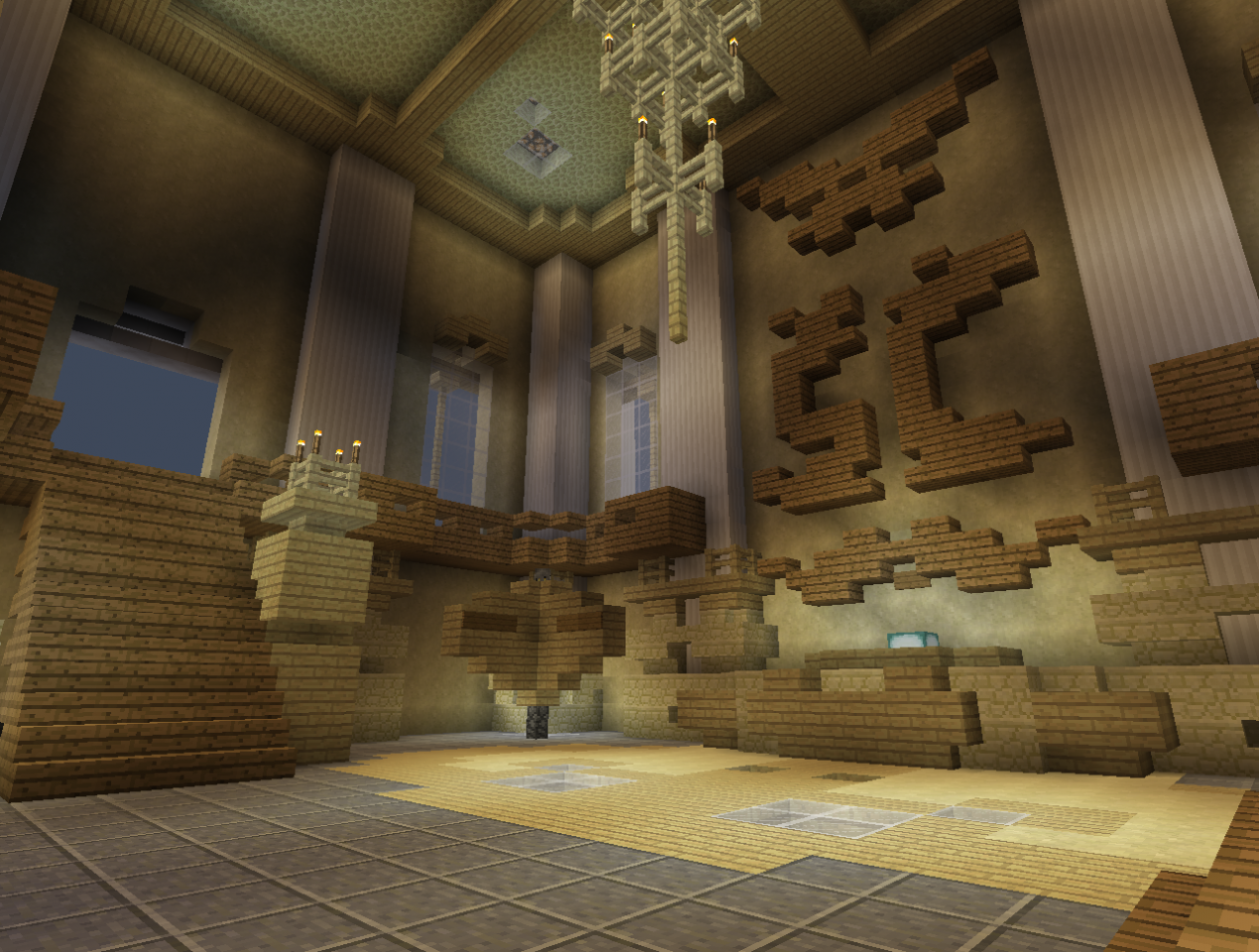 Mini structure spawn for a small server Minecraft Map