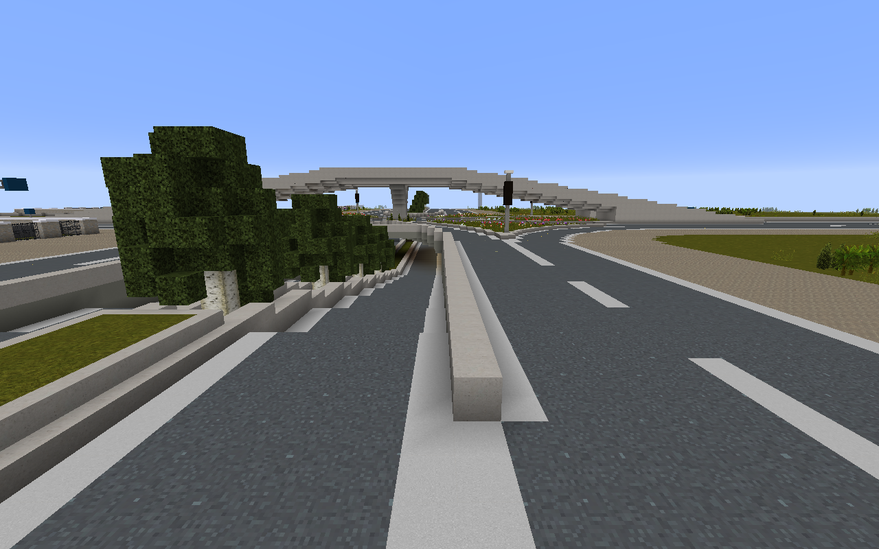 Signalled Stack Interchange Minecraft Map