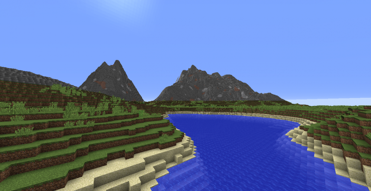 Survival Island with Beaches, Cliffs, Caverns, a Volcano, and Massive ...