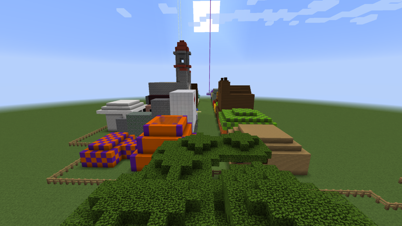 Minecraft Video Game Extravaganza Amusement Park! (Work In-Progress Map ...