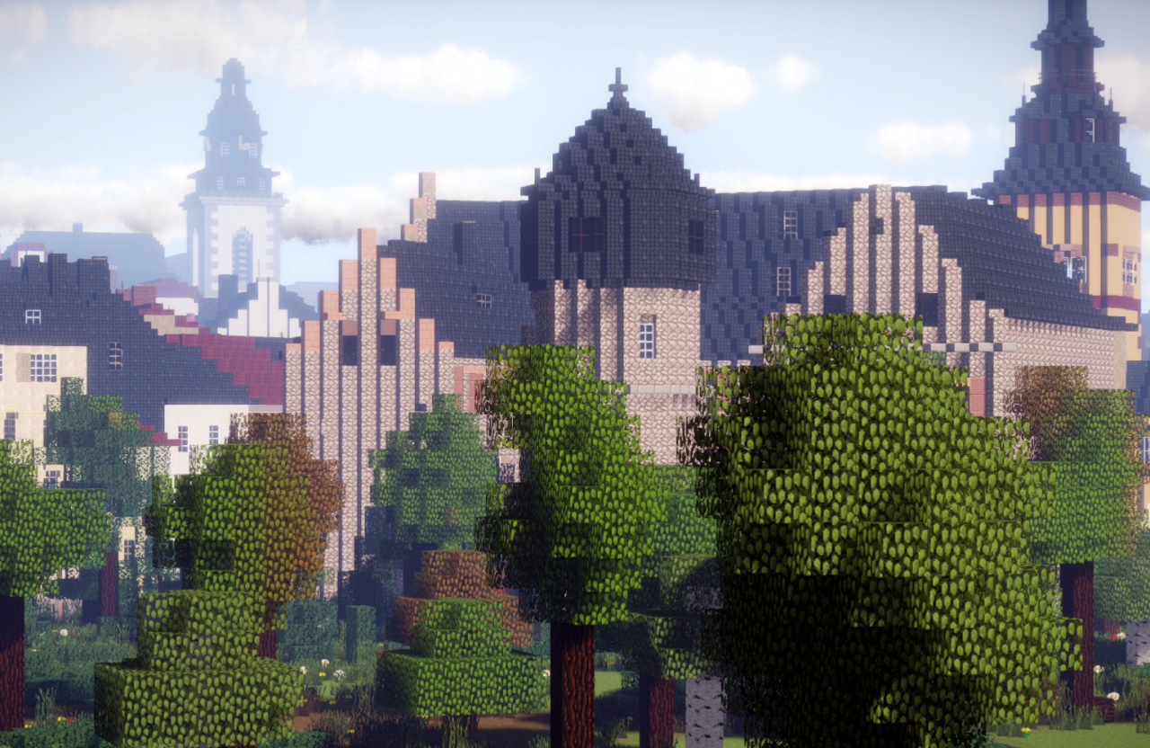 Landgräfliche Burg Gießen. Gießen, Germany. Minecraft Map
