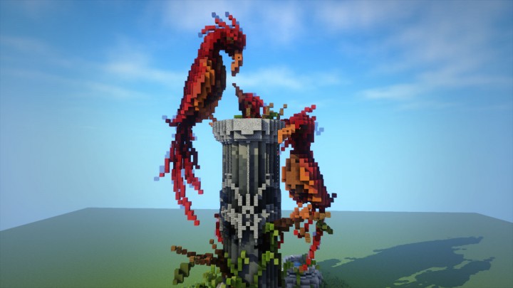 A Family of Phoenixes Minecraft Map