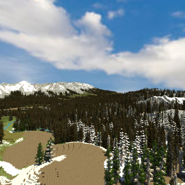 25k x 40k Idaho Wilderness Map Minecraft Map