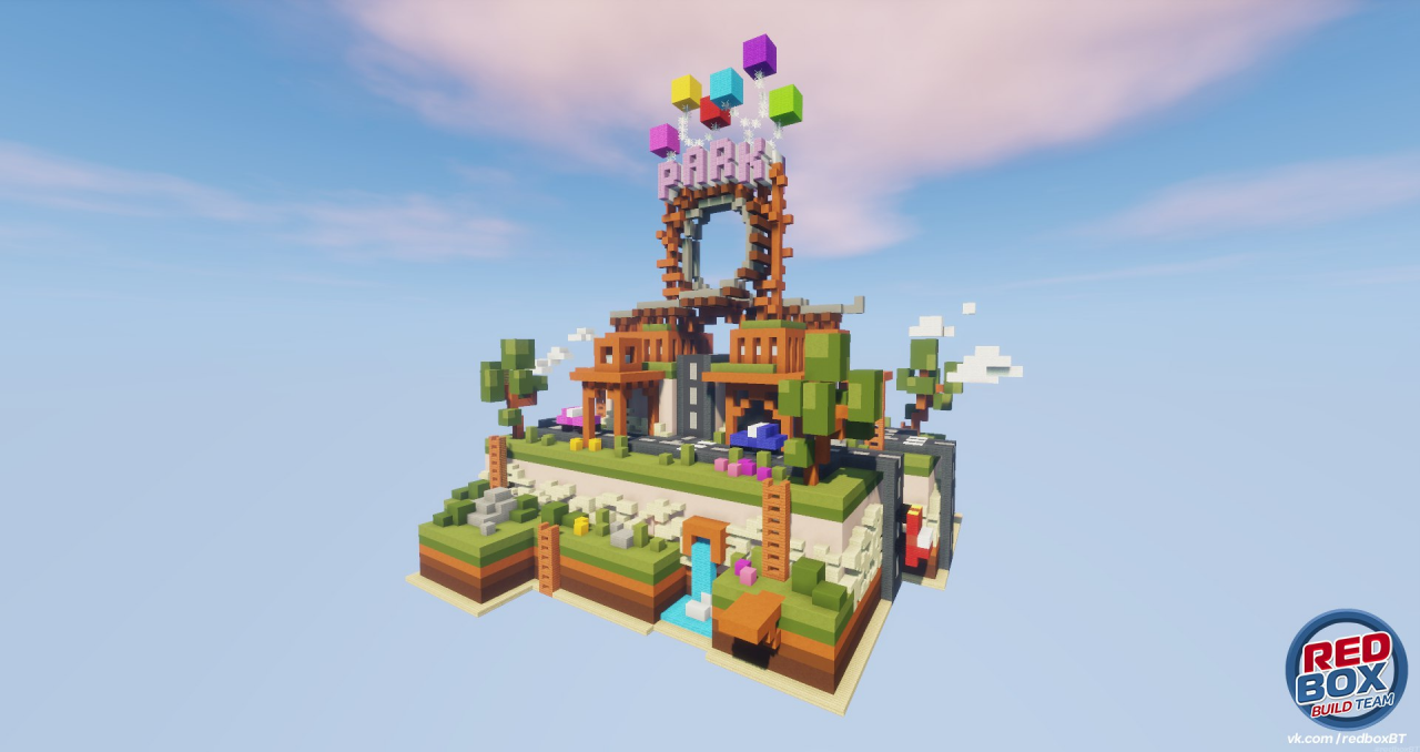 Pixel Park | Waiting Lobby Minecraft Map