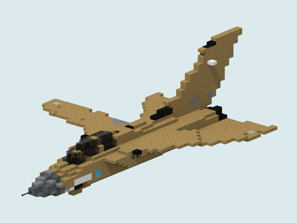 European built jet fighters Minecraft Map