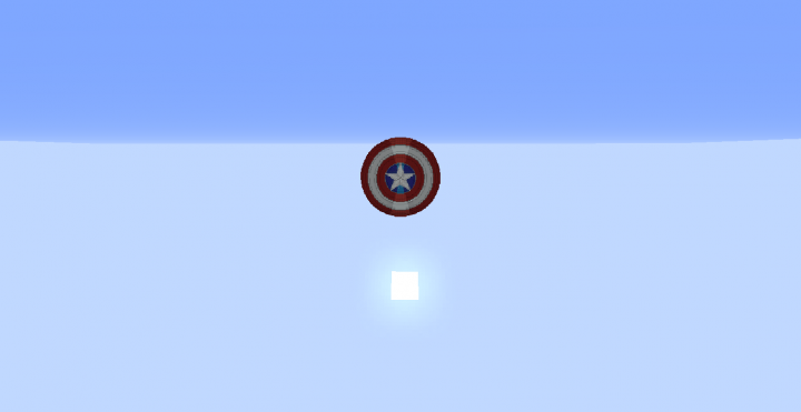 2 Gigantic Captain America shields Minecraft Map
