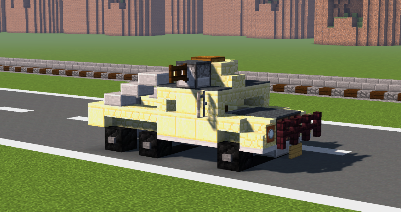 Mercedes G 6x6 ARMED Minecraft Map