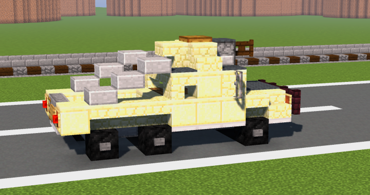 Mercedes G 6x6 ARMED Minecraft Map