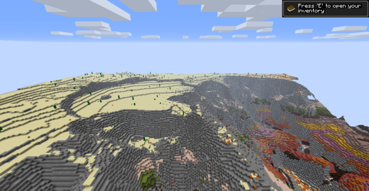 The Desert and Mesa Minecraft Map