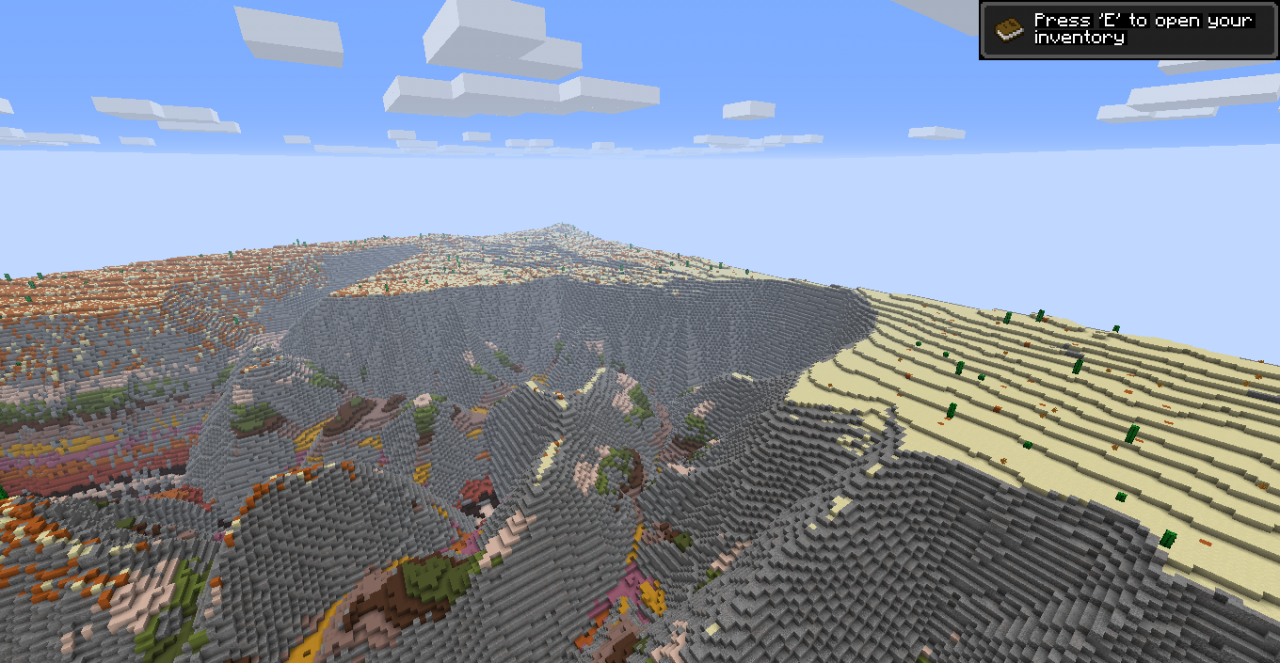 The Desert and Mesa Minecraft Map