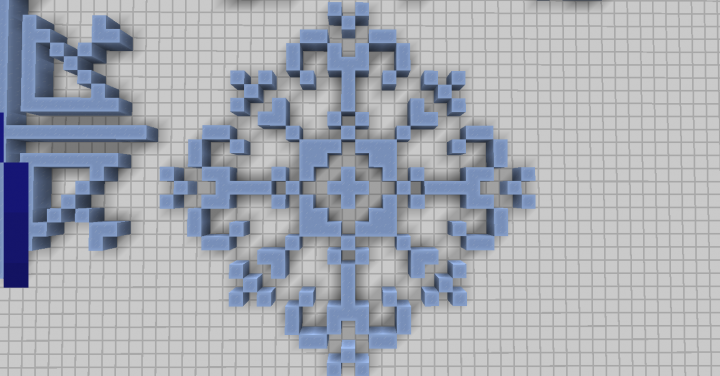 Set of 8 Snowflakes Minecraft Map