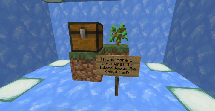 My Glorious Skyblock world Minecraft Map