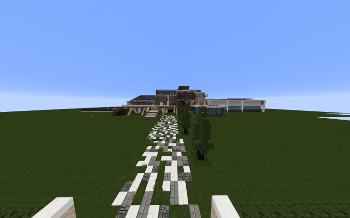 MODERN MANSION Minecraft Map