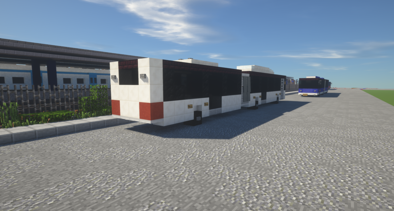 MAN Lion's City G CNG Bus (Stock, Stockholm Livery) Minecraft Map
