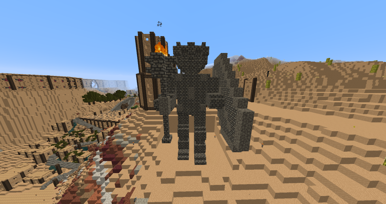 Warrior Statue Minecraft Map
