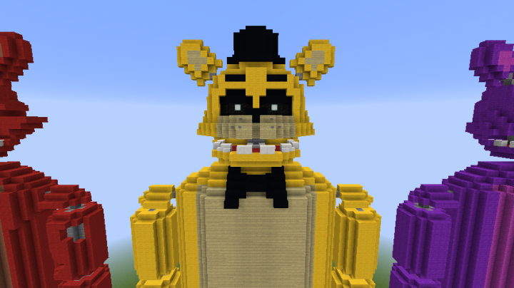 Minecraft FNAF Statues [V2] Minecraft Map