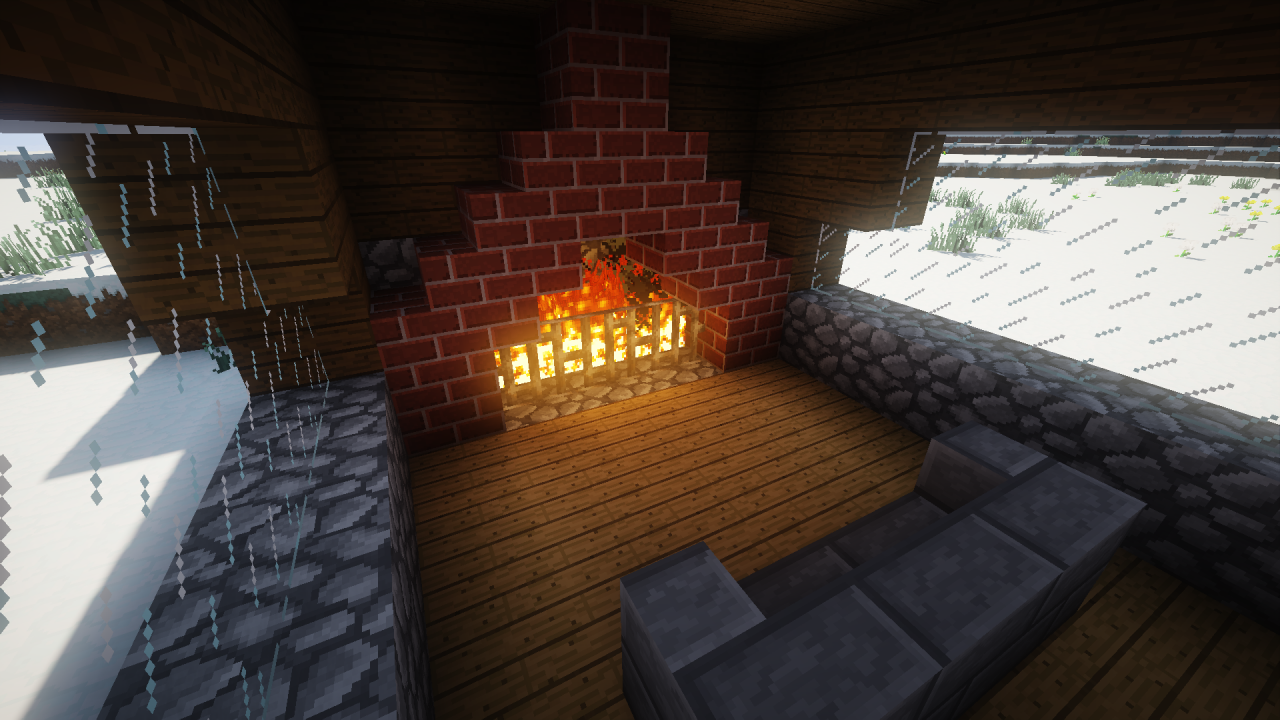 The Beautiful Mansion And The Ice Spike Base Minecraft Map