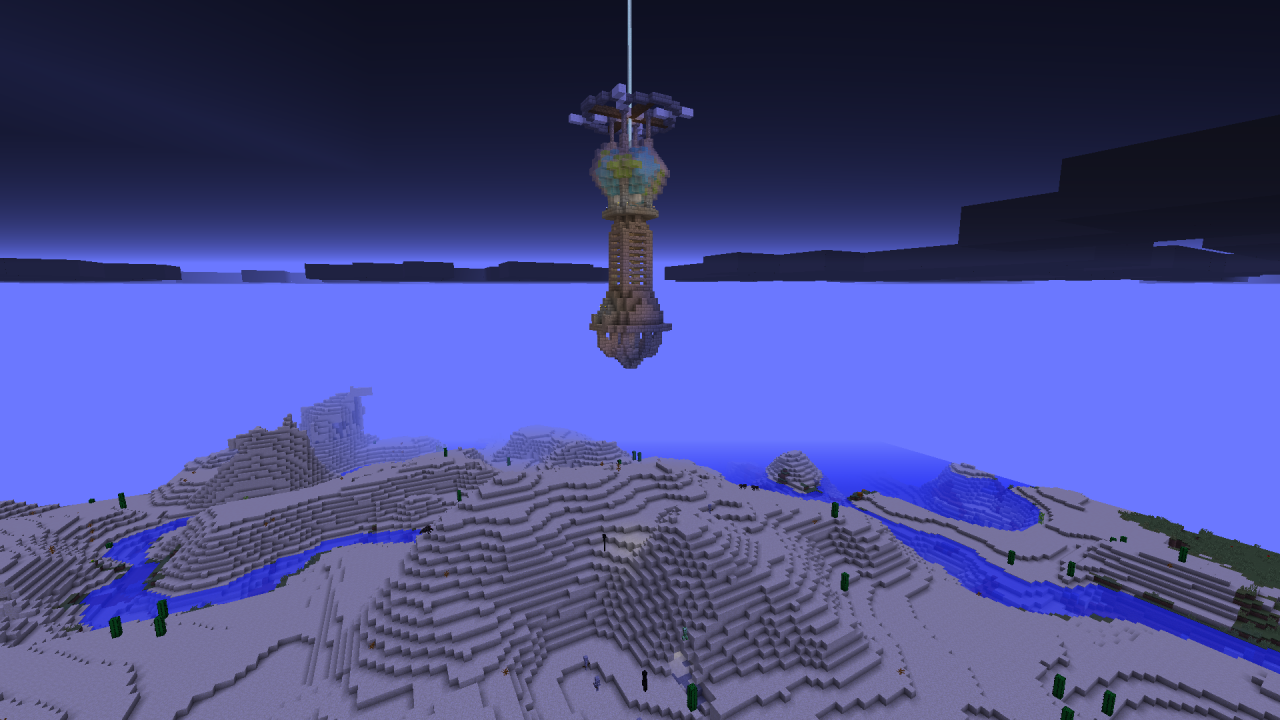 Global Command Towers Structure Pack Minecraft Map