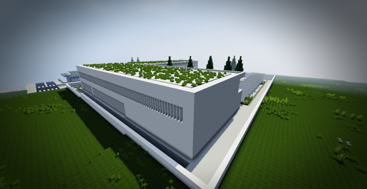 Monochrome middle high school Minecraft Map