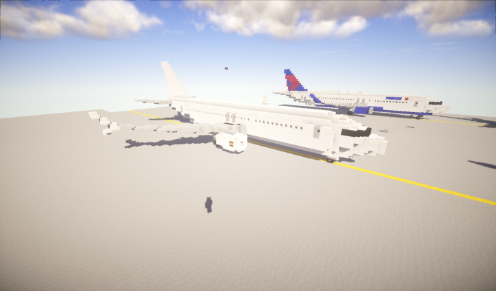 Boeing 737 MAX-7 Minecraft Map