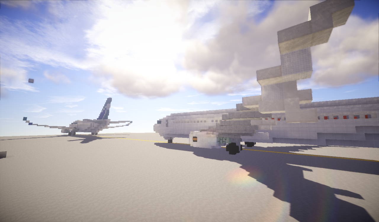 Boeing 737 MAX-7 Minecraft Map