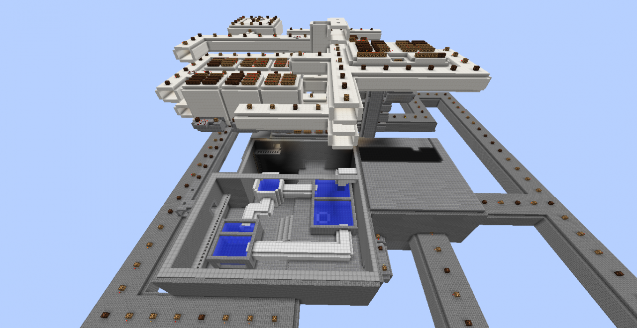 laboratory foundation building (unfinished/abandoned project) Minecraft Map
